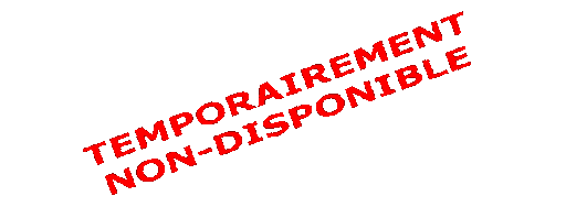 Temporairement non disponible